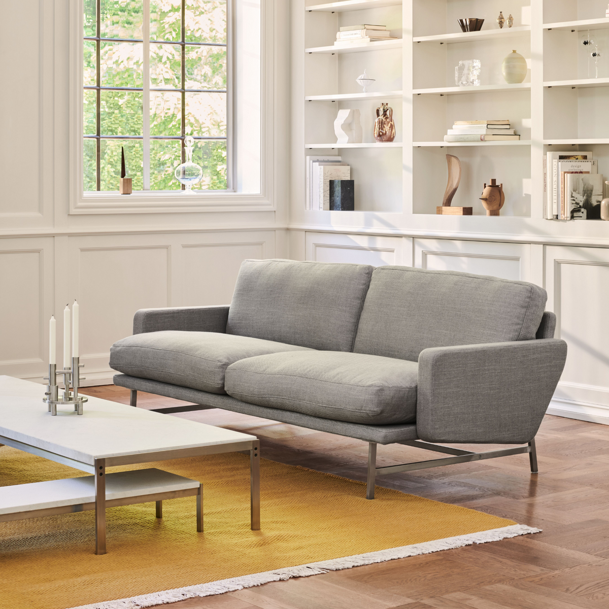 Lissoni 2-Seater Sofa PL112S by Fritz Hansen - Minimalist Scandinavian Design – Nordic Living by ...