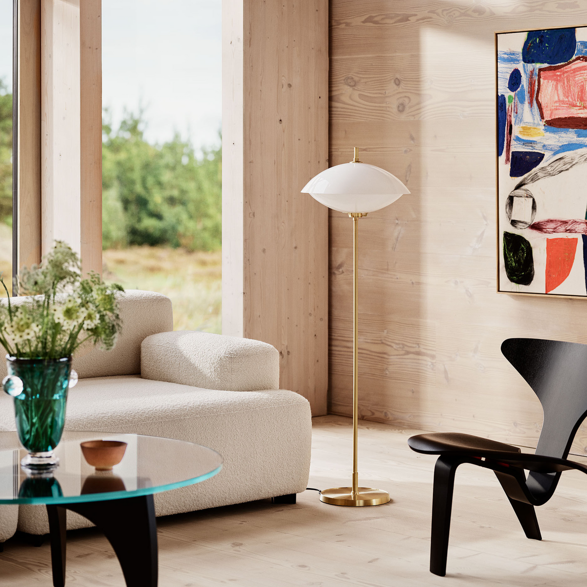 Clam Floor Lamp by Fritz Hansen - Scandinavian Design – Nordic Living ...