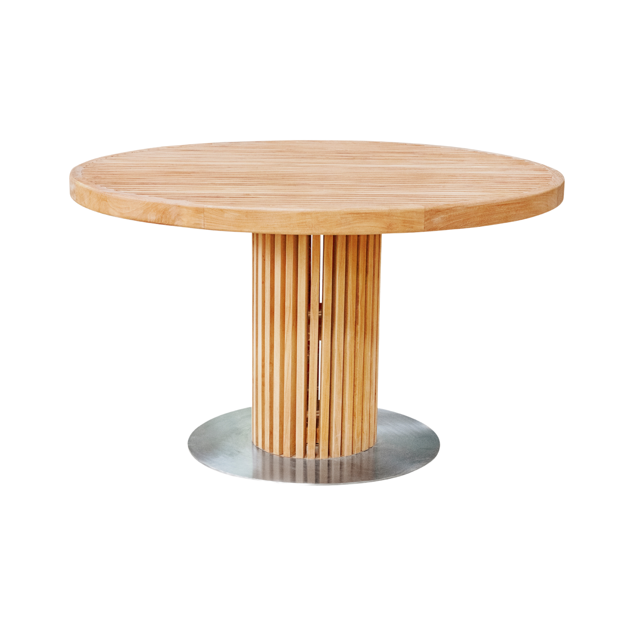 Outdoor Rib Dining Table Round – Nordic Living by Biehl