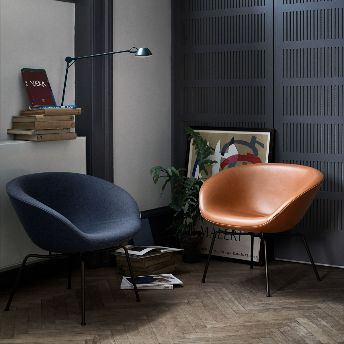 Pot Lounge Chair by Fritz Hansen - Minimalist Scandinavian Design ...