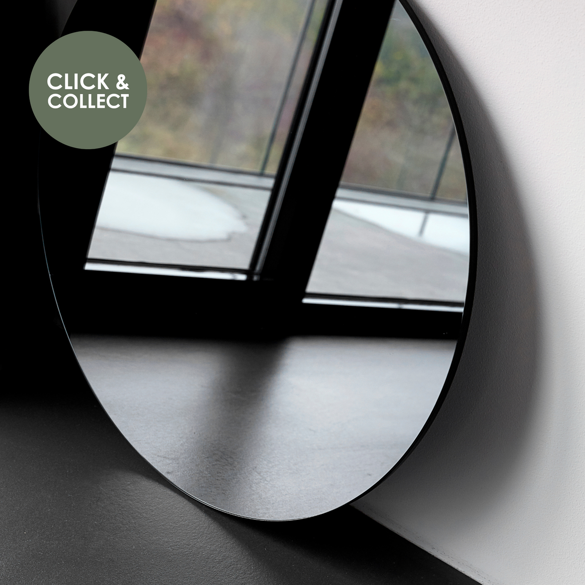 Round Mirror 80cm – Nordic Living by Biehl